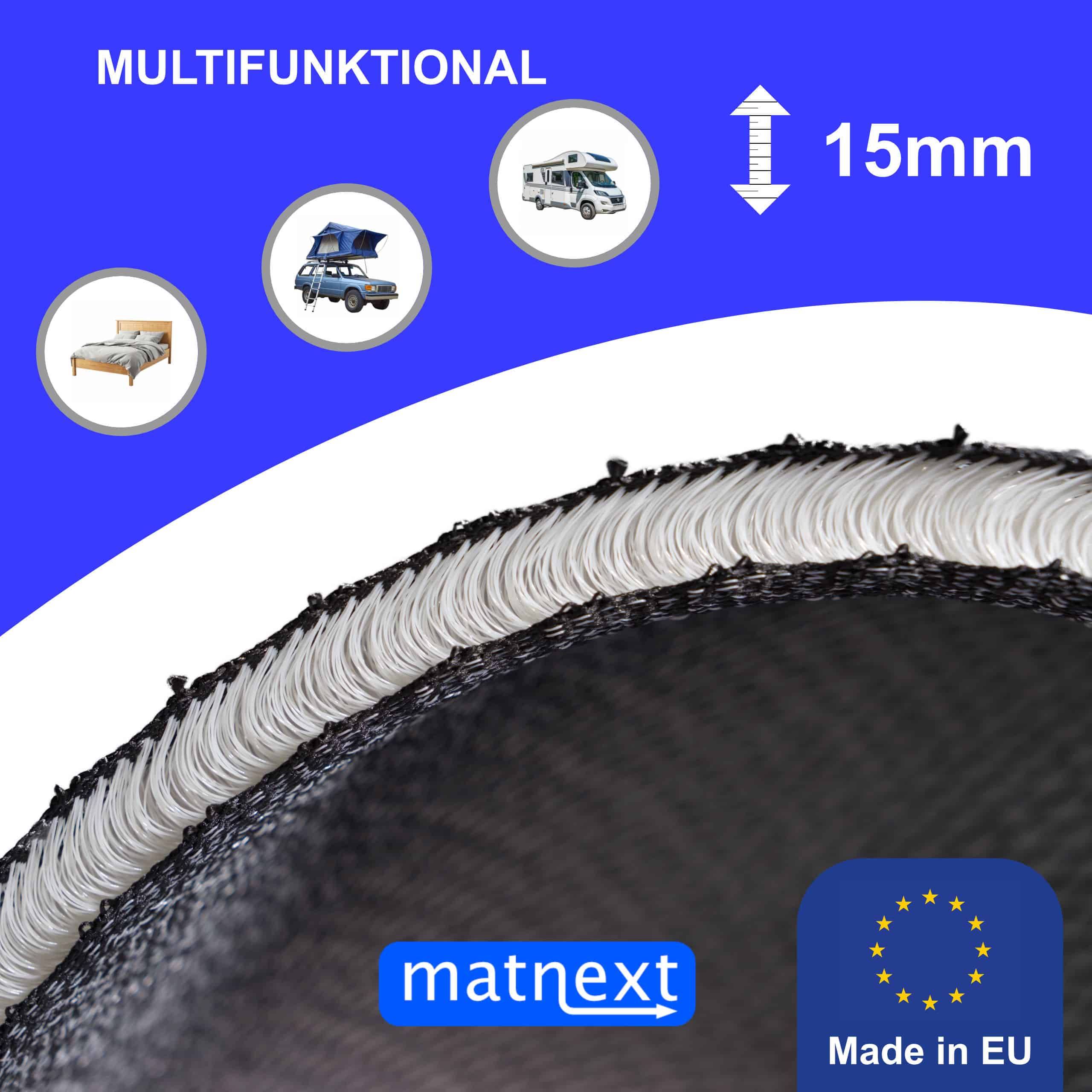 Matnext Airflow BALANCE 15mm 3D Air Mesh - Matnext